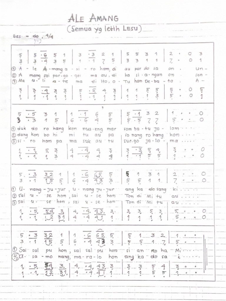 Ale Amang Asi Roham | PDF