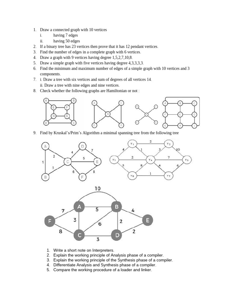 Prims Algorithm | PDF