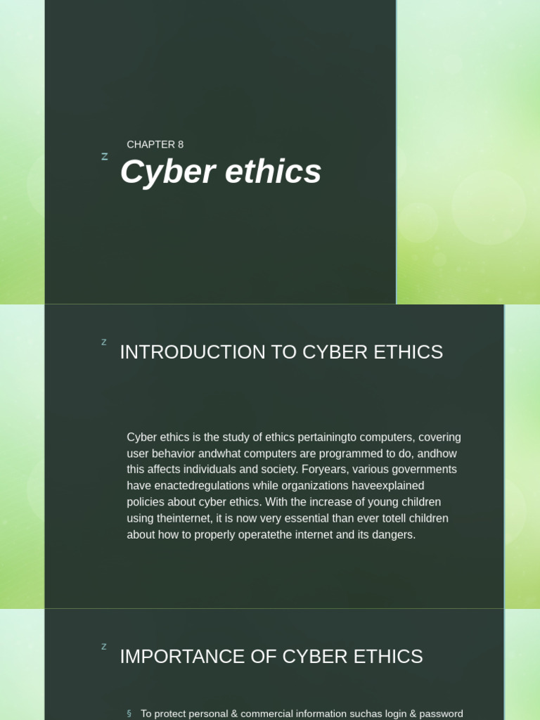 Cyber Ethics | PDF