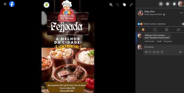 Feijoada Facebook | PDF
