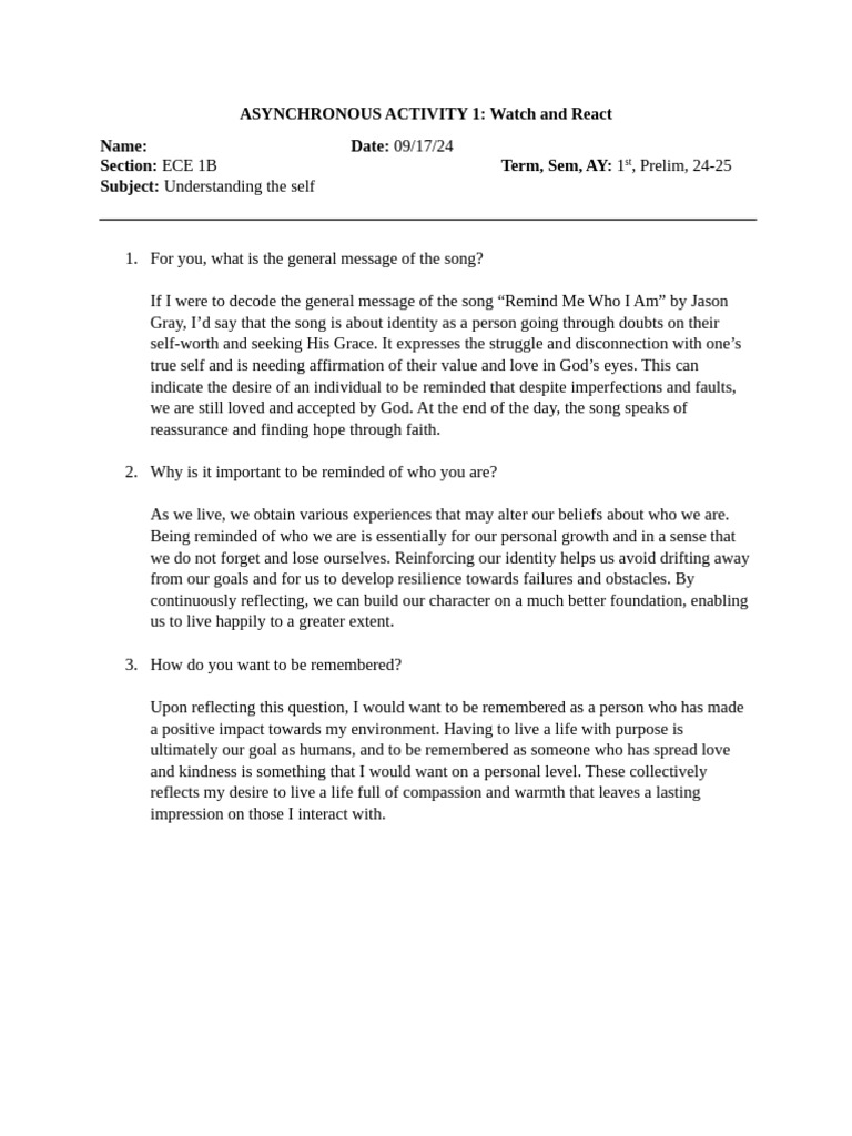 Asynchronous Activity 1 | PDF