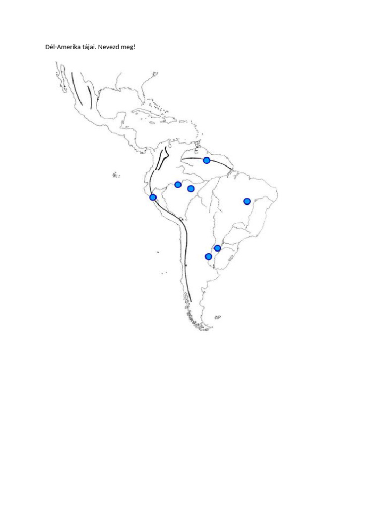 Dél-Amerika Domborzata Vakt. | PDF