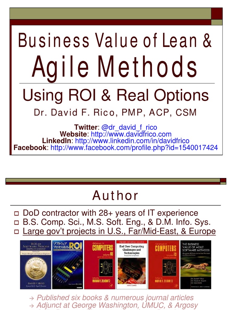 Business Value of Lean &: Agile Methods | PDF | Agile Software ...