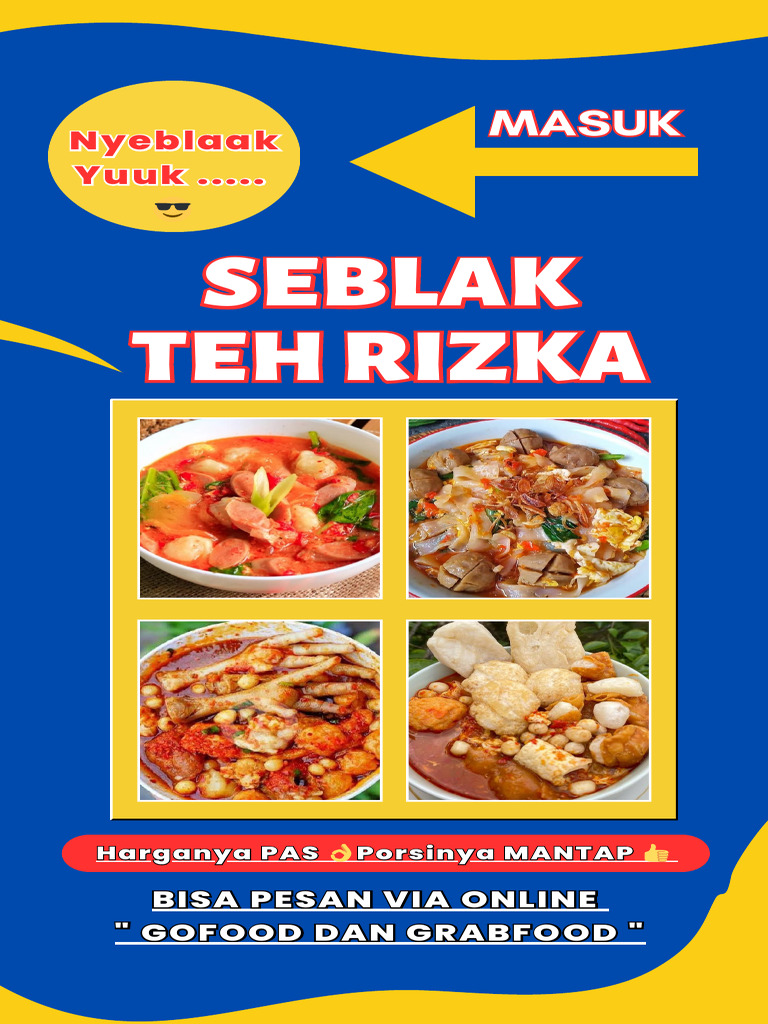 Merah Modern Promosi Makanan Seblak Banner - 20250418 - 025719 - 0000 | PDF