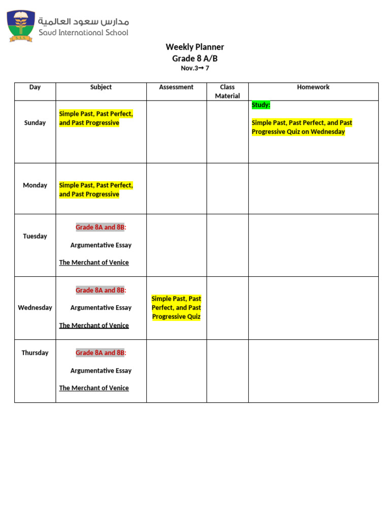 Girls LMS Week 12 8A -8B | PDF