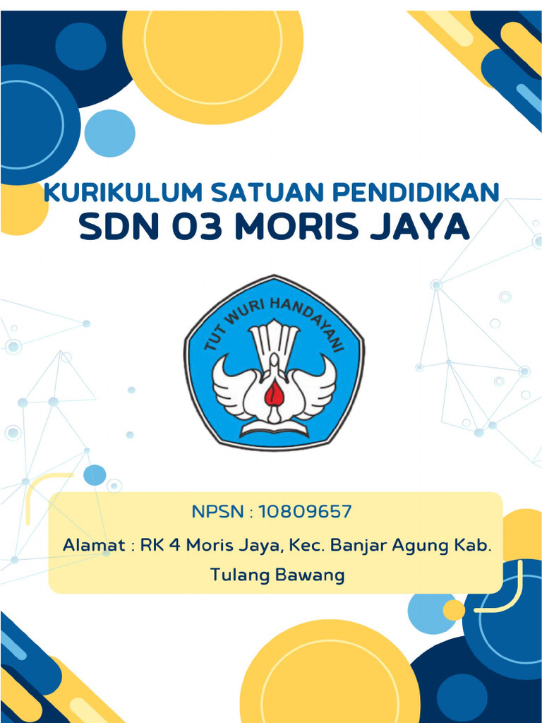 1 Kurikulum Satuan Pendidikan SDN 03 Moris Jaya 1 | PDF