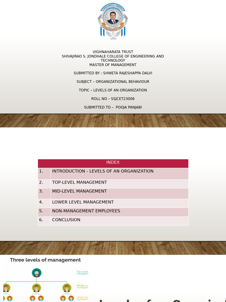 Levels of Organization | PDF | Goal | Collaboration