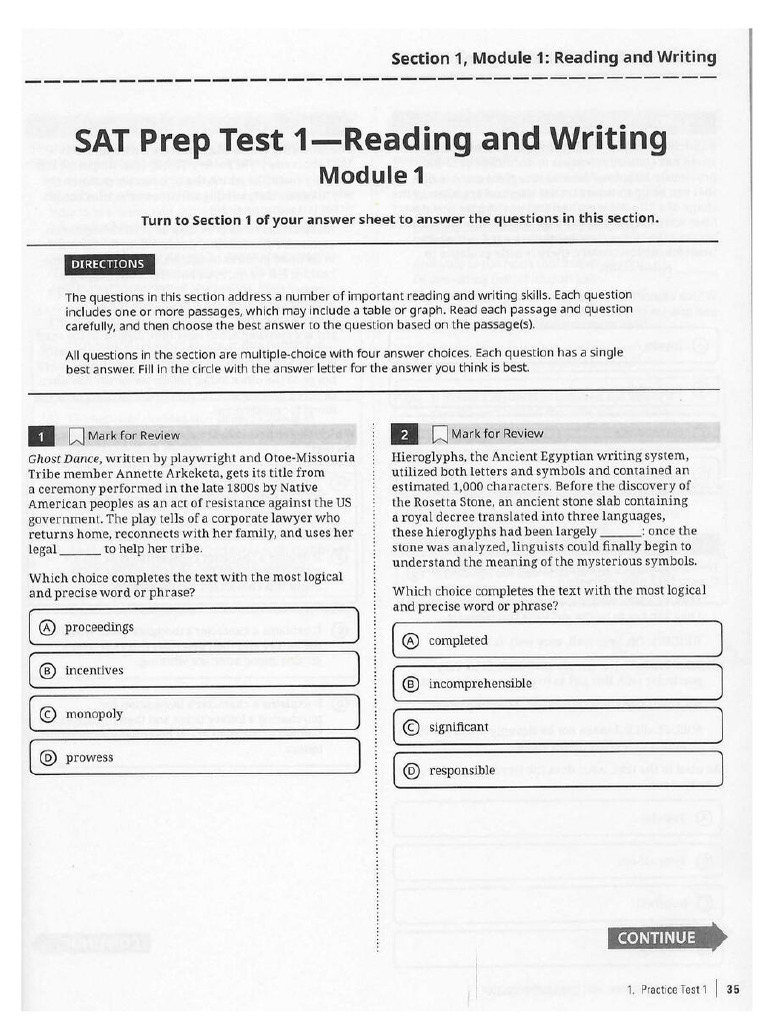 SAT - Test | PDF