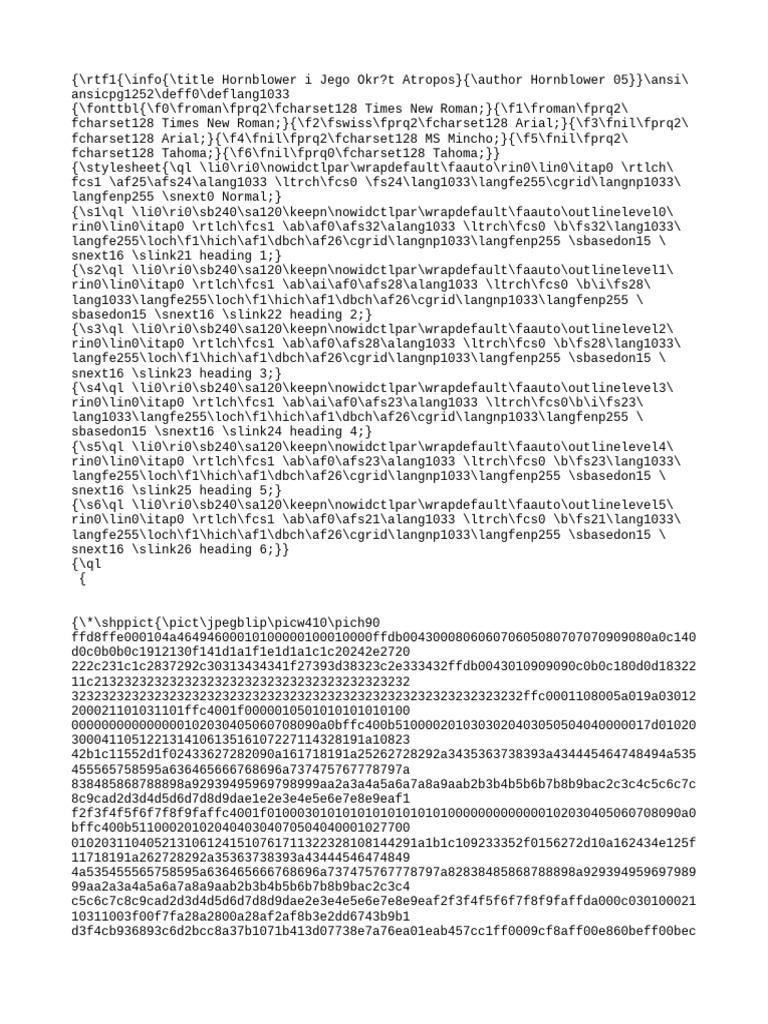 05 i Jego Okret Atropos - Hornblower 05 | PDF