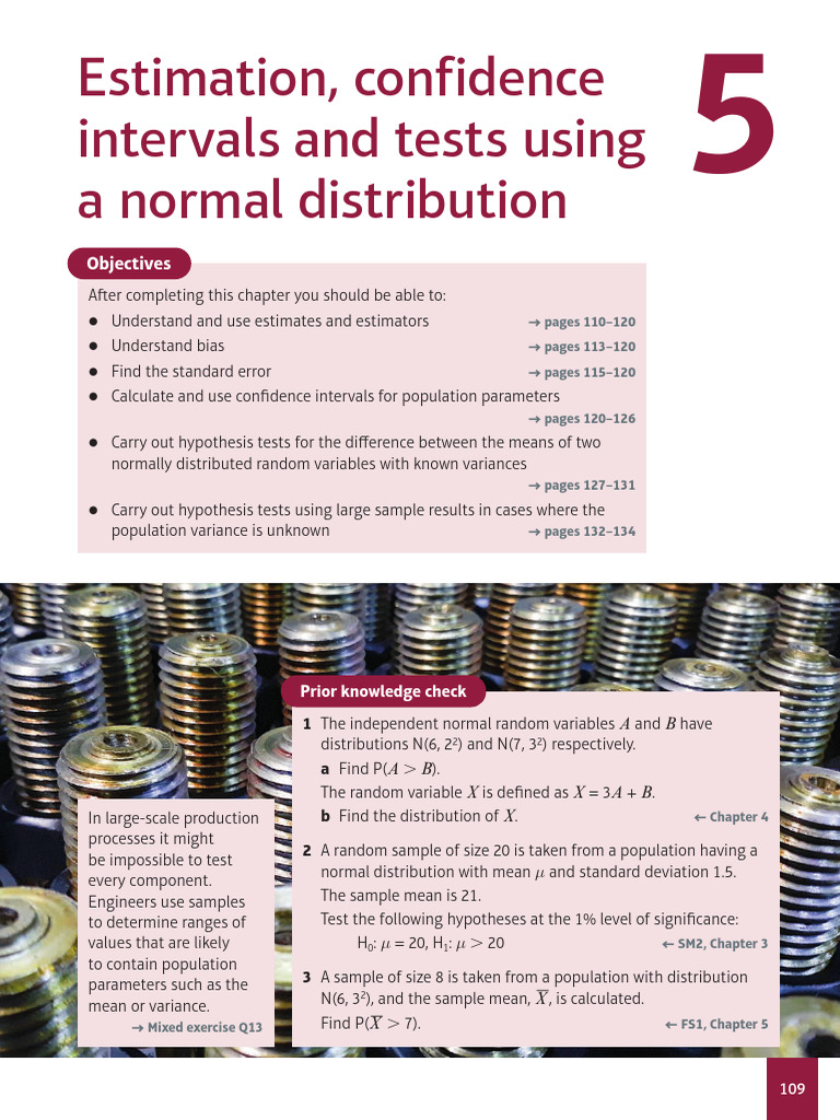Normal Distribution Estimation Techniques | PDF | Bias Of An Estimator ...