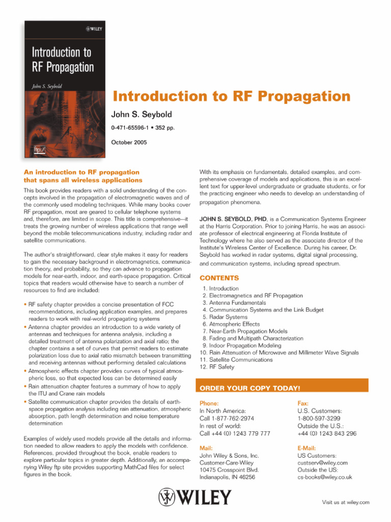 Introduction To RF Propagation | PDF