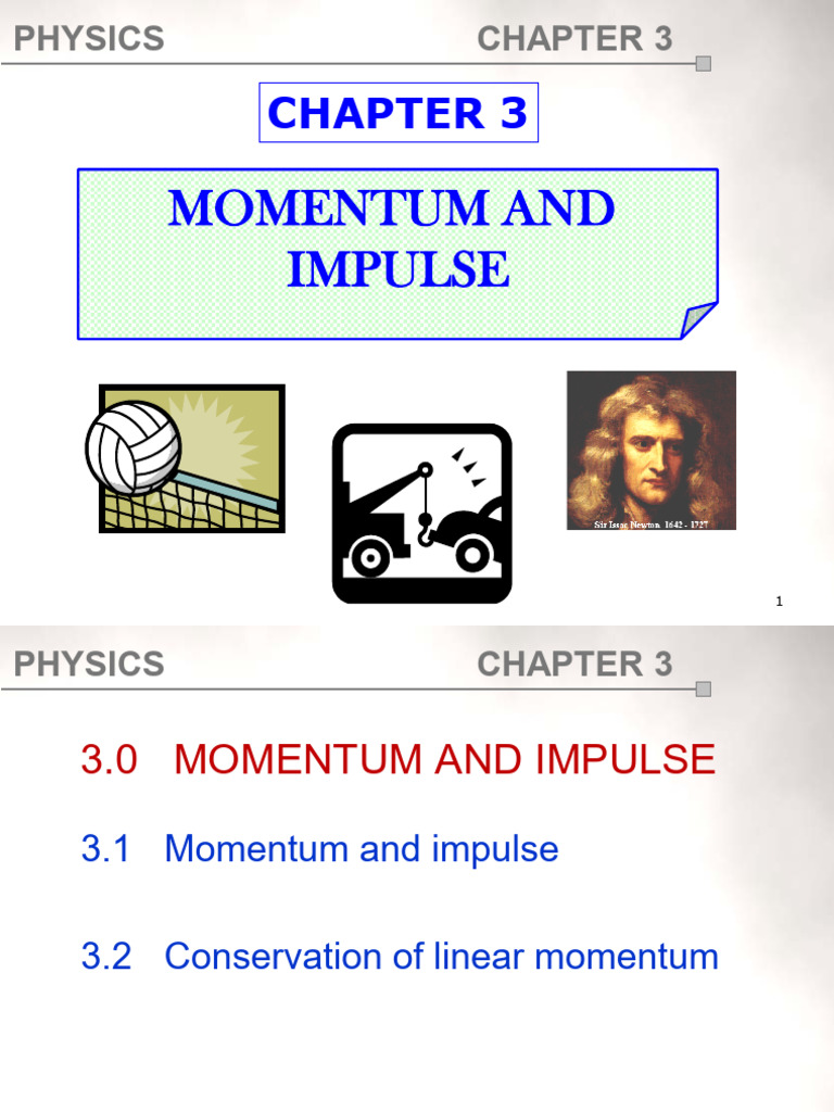 3.1 DP014 - CHAPTER 3 Momentum and Impulse (Slide Mode) | PDF ...