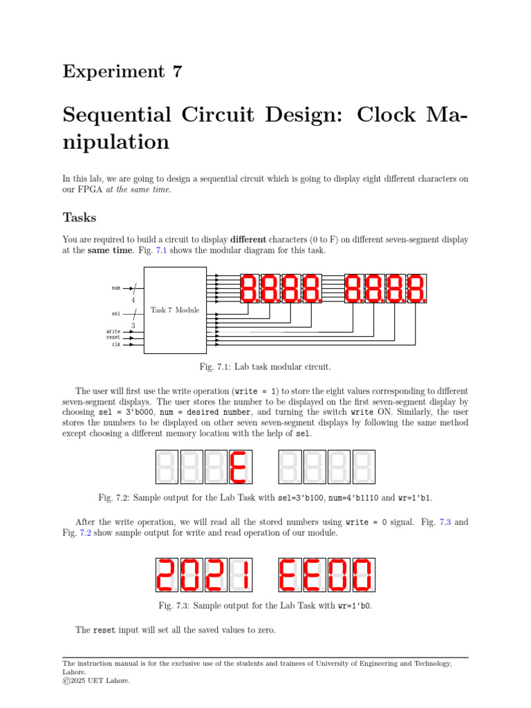 (7 Sequential Circuit Design Clock Manipulation | PDF | Digital ...