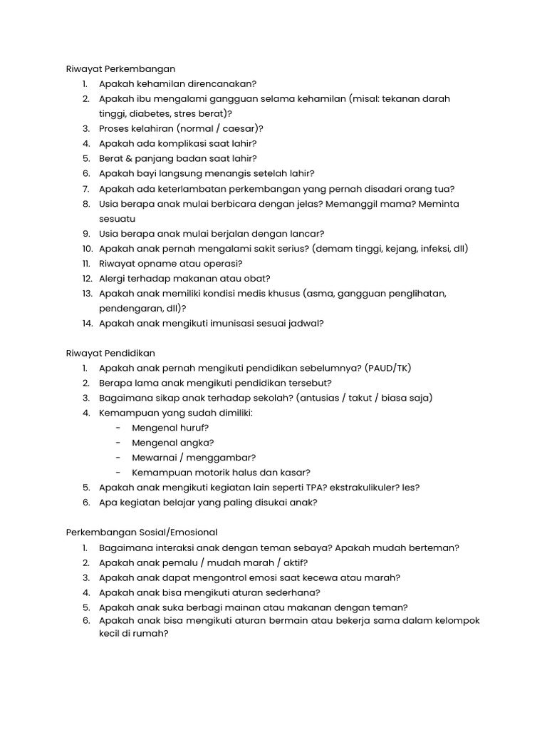 Guide Interview | PDF