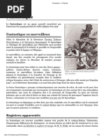 Différences entre fantastique et merveilleux | PDF | Fées