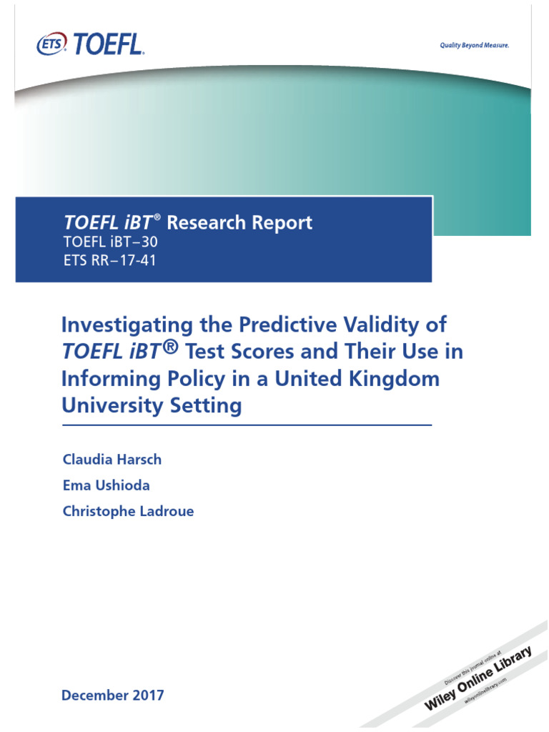 PAPER 1 - ETS Research Report Series - 2017 - Harsch - Investigating ...