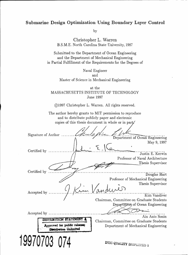Submarine Design Optimization Techniques | PDF | Submarines | Drag (Physics)