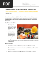 Daily PPE Inspection Checklist | PDF | Personal Protective Equipment ...