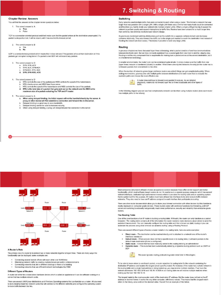 101-Switching & Routing | PDF