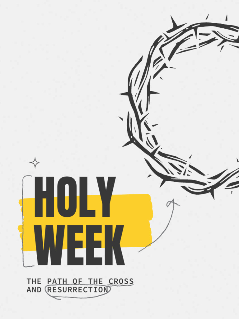 Holy Week Devo 2 2024 | PDF | Jesus | Judas Iscariot