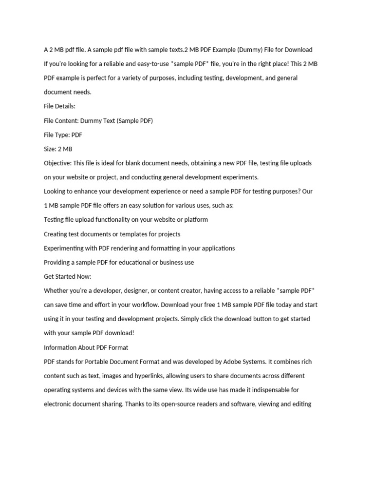 Blank Template | PDF