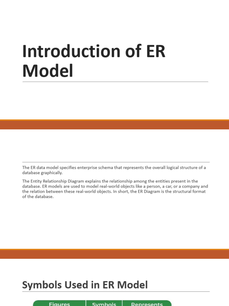 Understanding ER Models and Diagrams | PDF | Conceptual Model | Information Retrieval