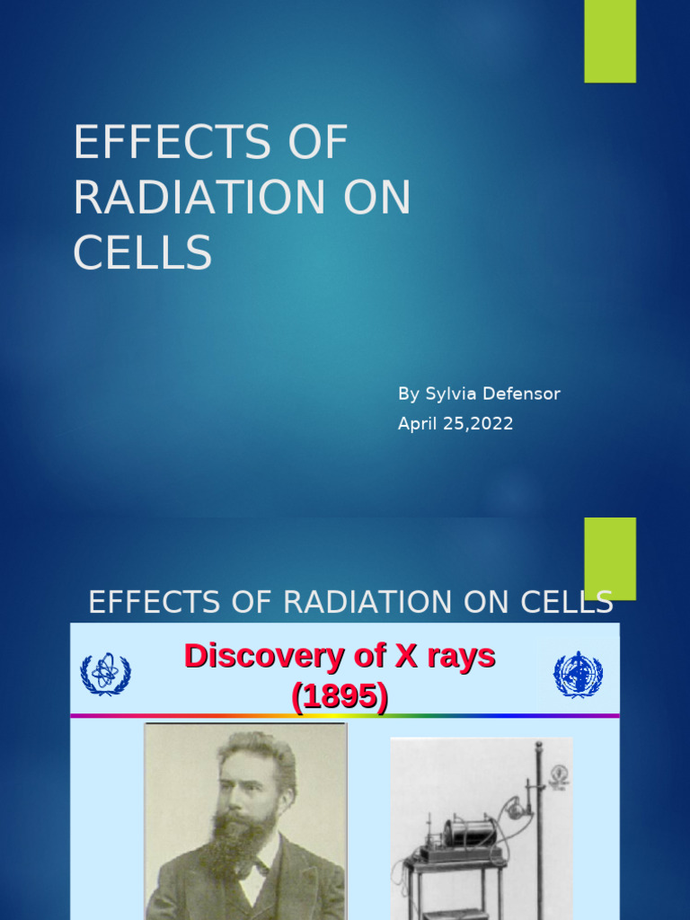 Radiation Effects on Human Cells | PDF | Radiation | Ionizing Radiation