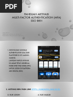 Petunjuk Aktivasi MFA OTP Dan SIPANTAS Kab Gresik | PDF