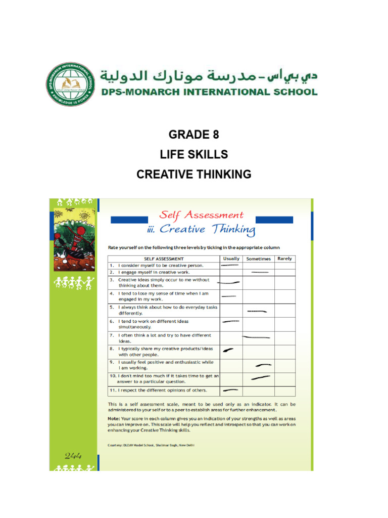 Grade 8 Life Skills | PDF