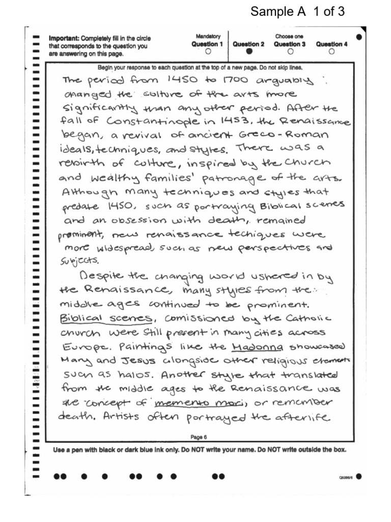 LEQ AP EUROPEAN HISTORY Sample | PDF