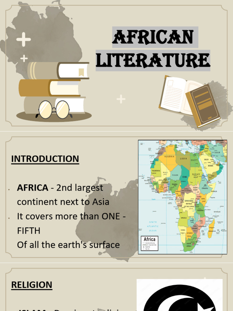 Overview of African Literature and Writers | PDF | African Literature ...
