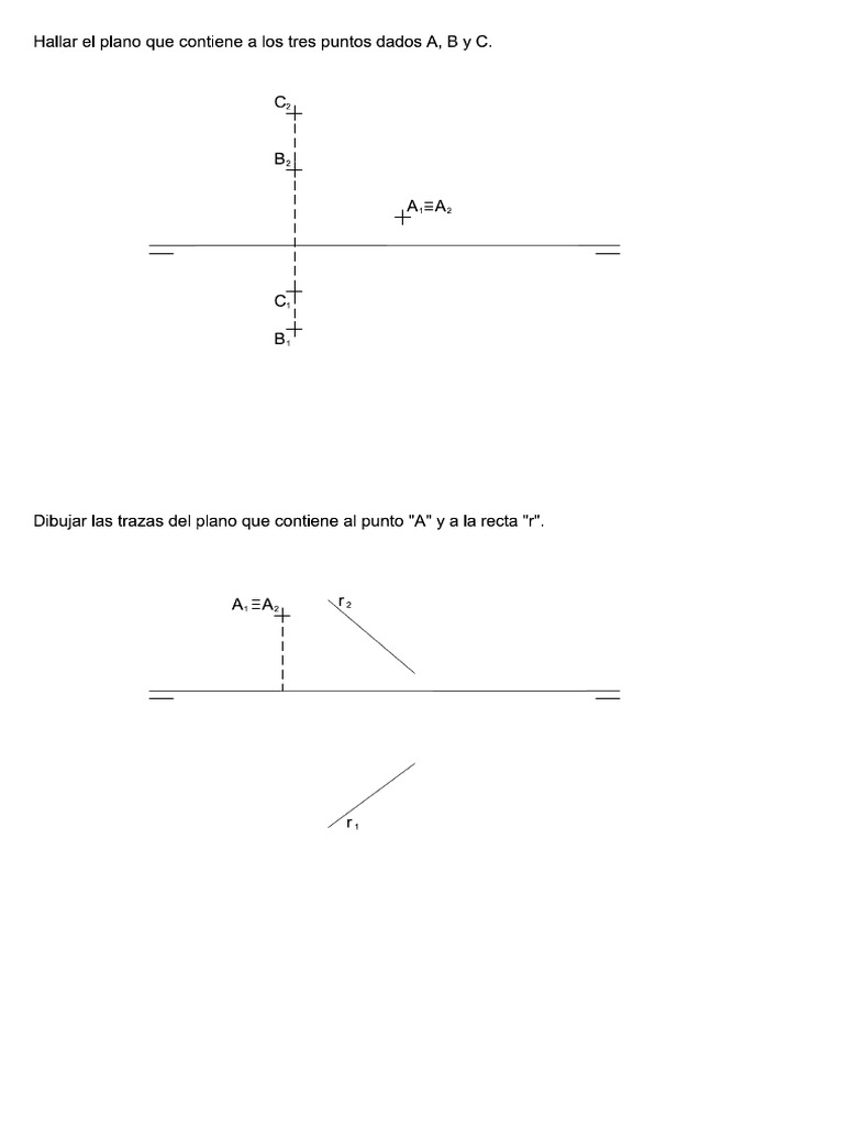 ejercicios diédrico 02 | PDF