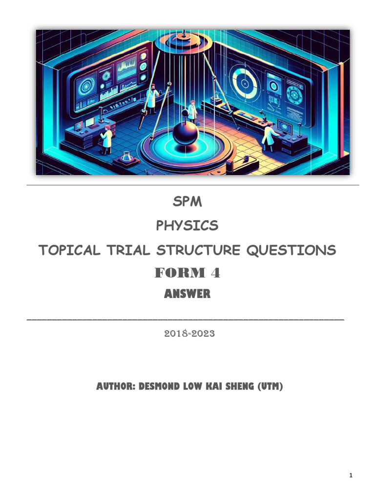 SPM F4 Physics Trial Topical Structure Answers | PDF | Force | Waves