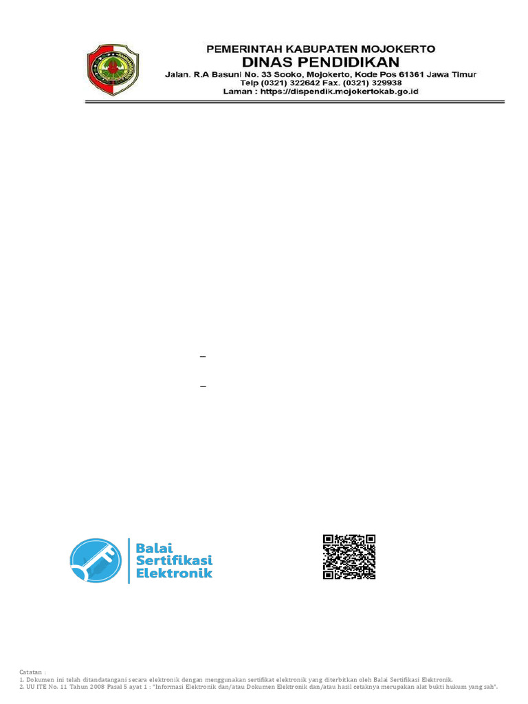 Undangan Rapat Koordinasi Bop | PDF