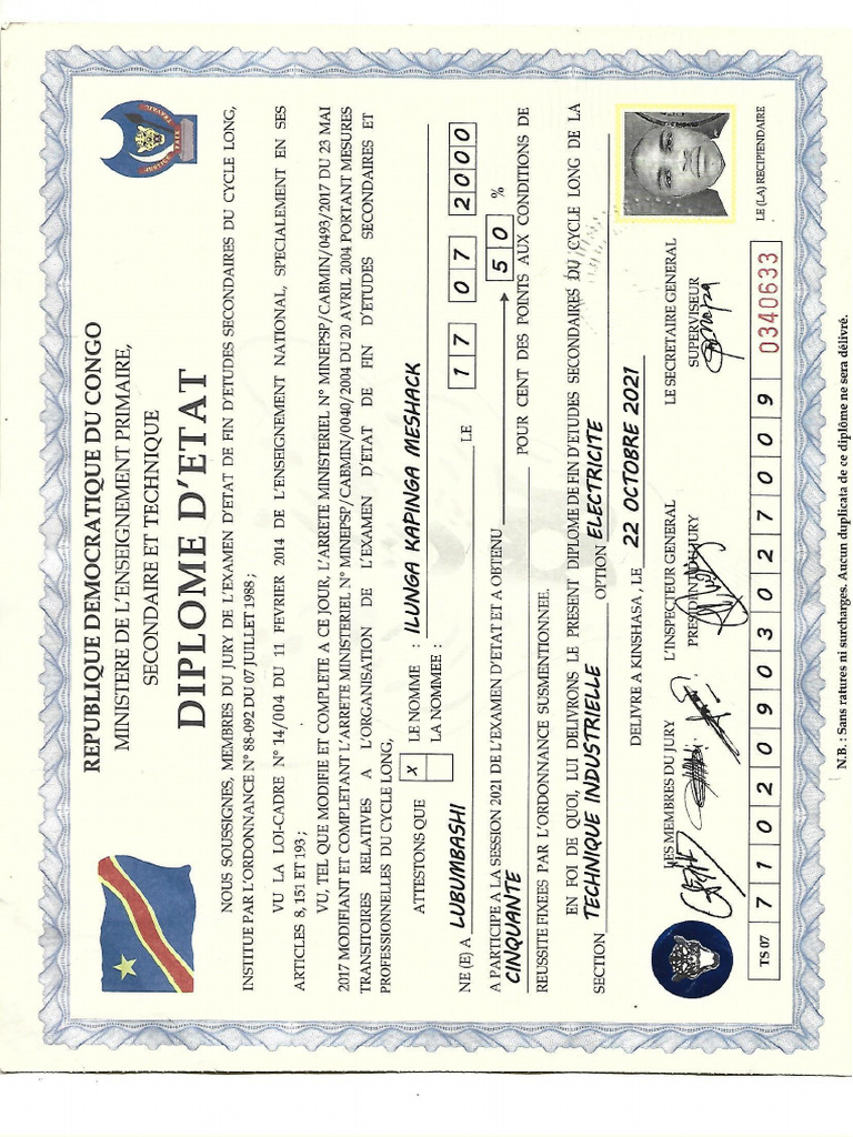 Diplome MECHACK | PDF