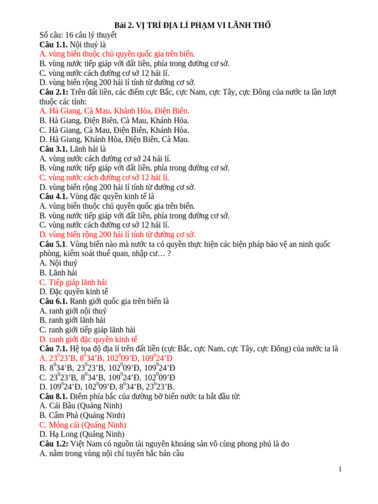 5140 Cau Hoi Trac Nghiem | PDF