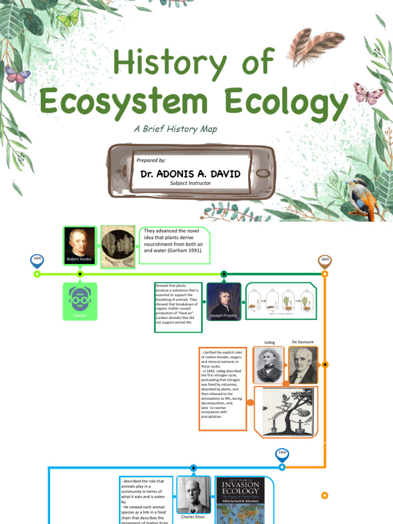 History of Ecosystem Ecology | PDF | Ecosystem | Biogeography