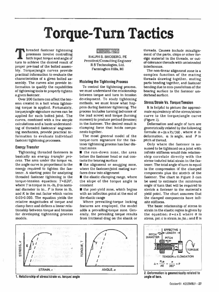 Torque-Turn Tactics | PDF