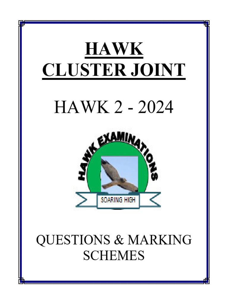 HAWK 2 2024 Questions & M Schemes | PDF | Cost Of Living
