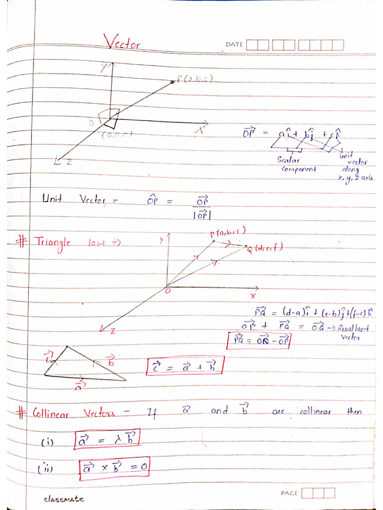 Vectors | PDF