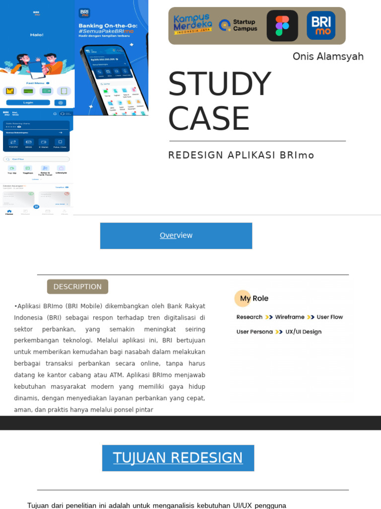 Portofolio Redesign Aplikasi Brimo (Menggunakan Apliaski Figma) | PDF
