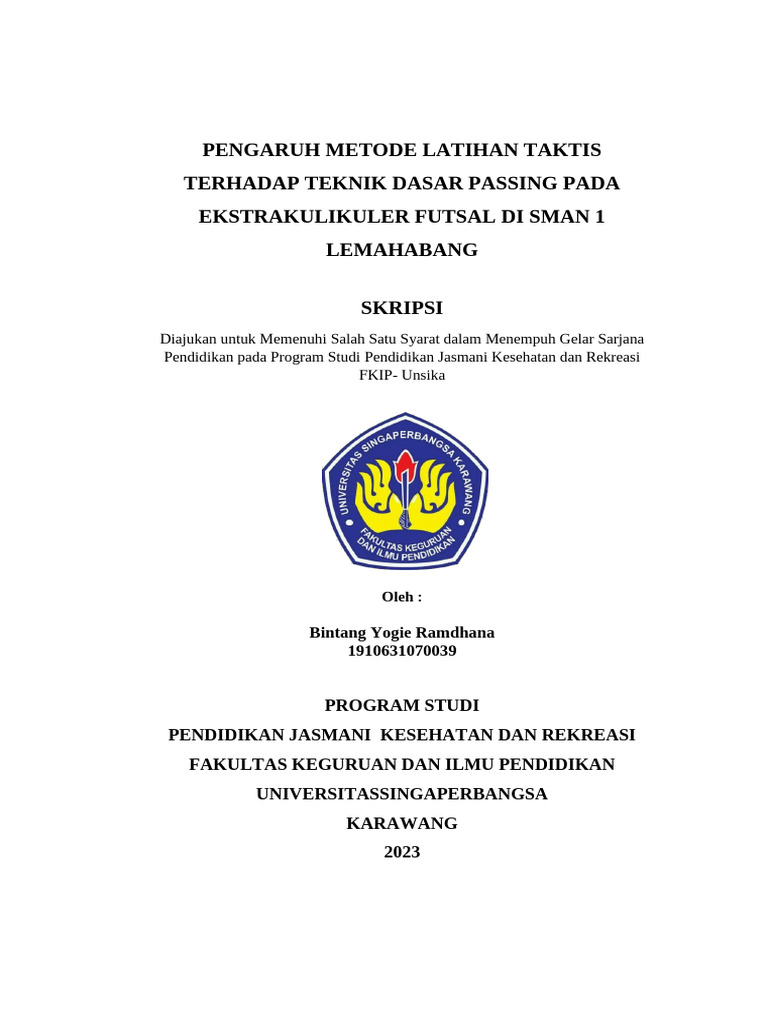 Bismillah Bintang SIAP S.pd. OTW Pembukuan!!! | PDF