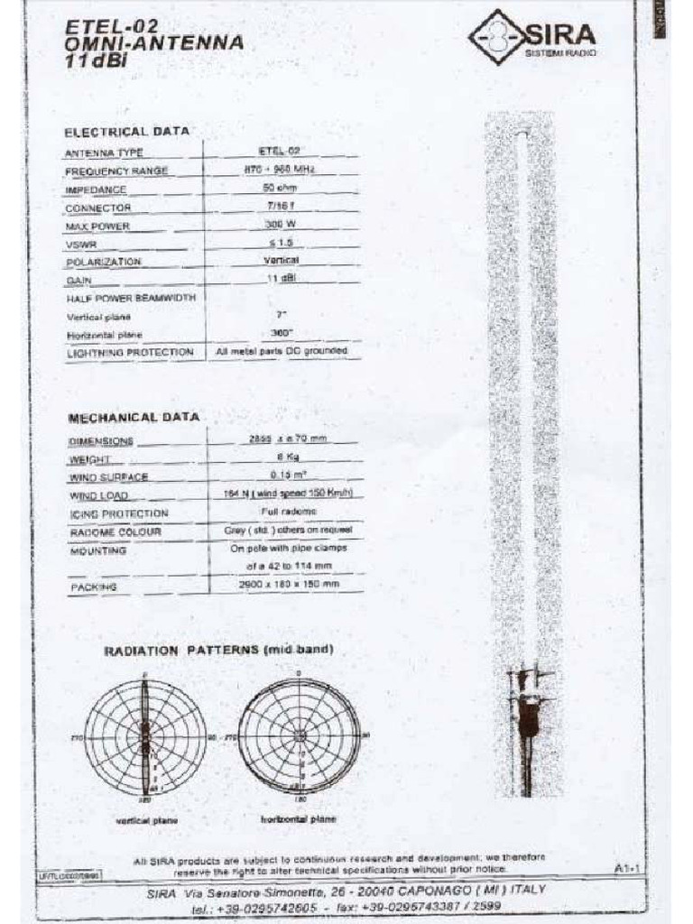 Datasheet_Sira Etel 02 | PDF