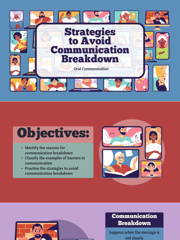 Strategies To Avoid Communication Breakdown | PDF