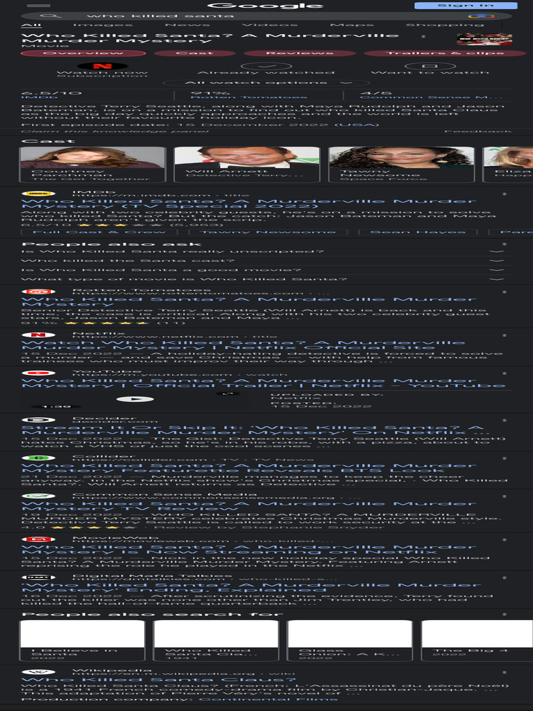 Who Killed Santa? Murderville Mystery | PDF