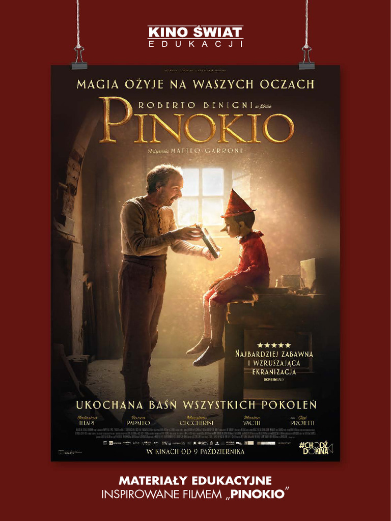 filmowy PINOKIO - scenariusze zajęć | PDF