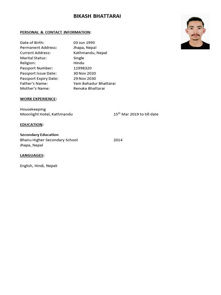 Bikash Bhattarai | PDF