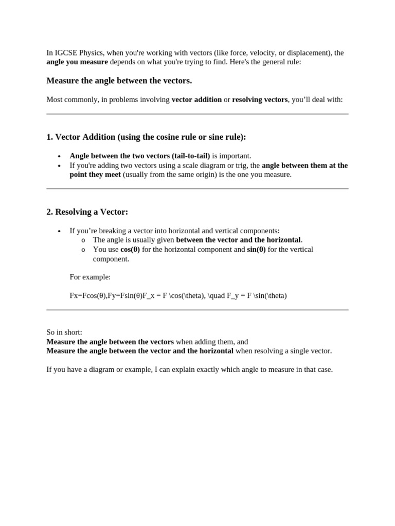 In IGCSE Physics | PDF