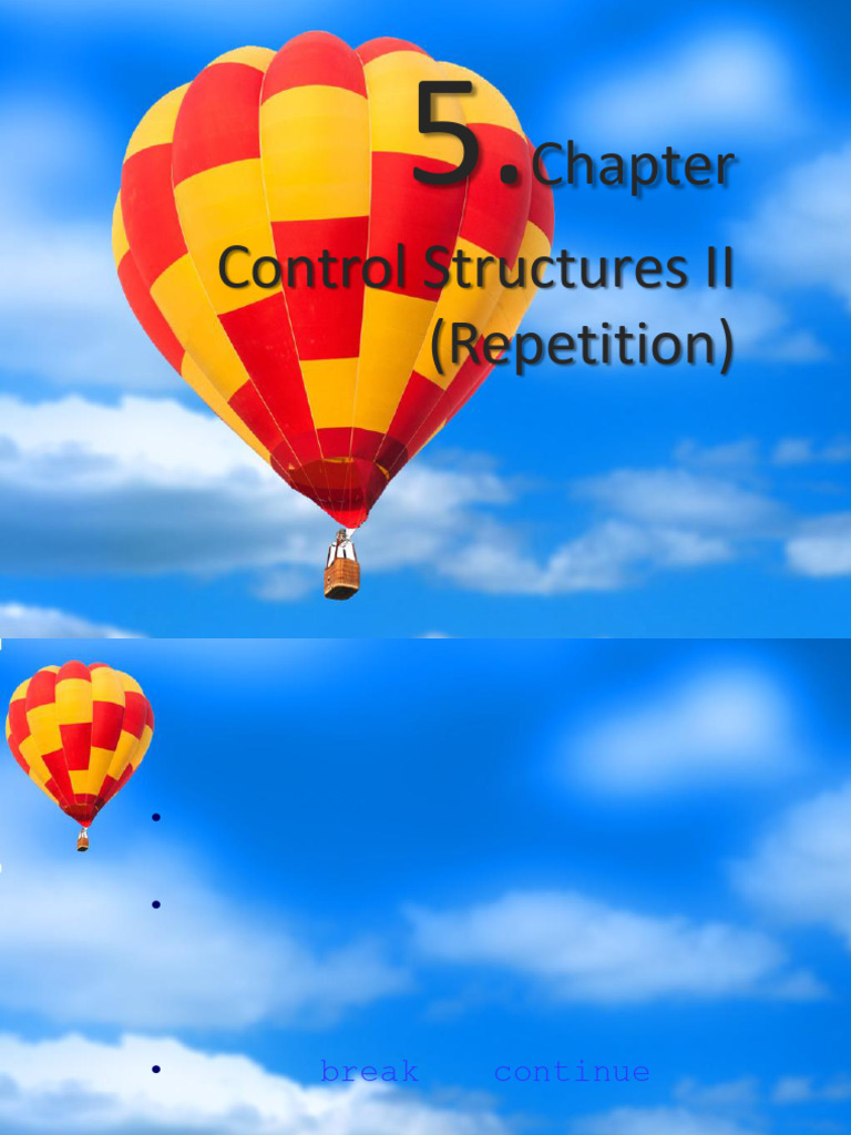 Control Statements part II | PDF | Control Flow | Computing