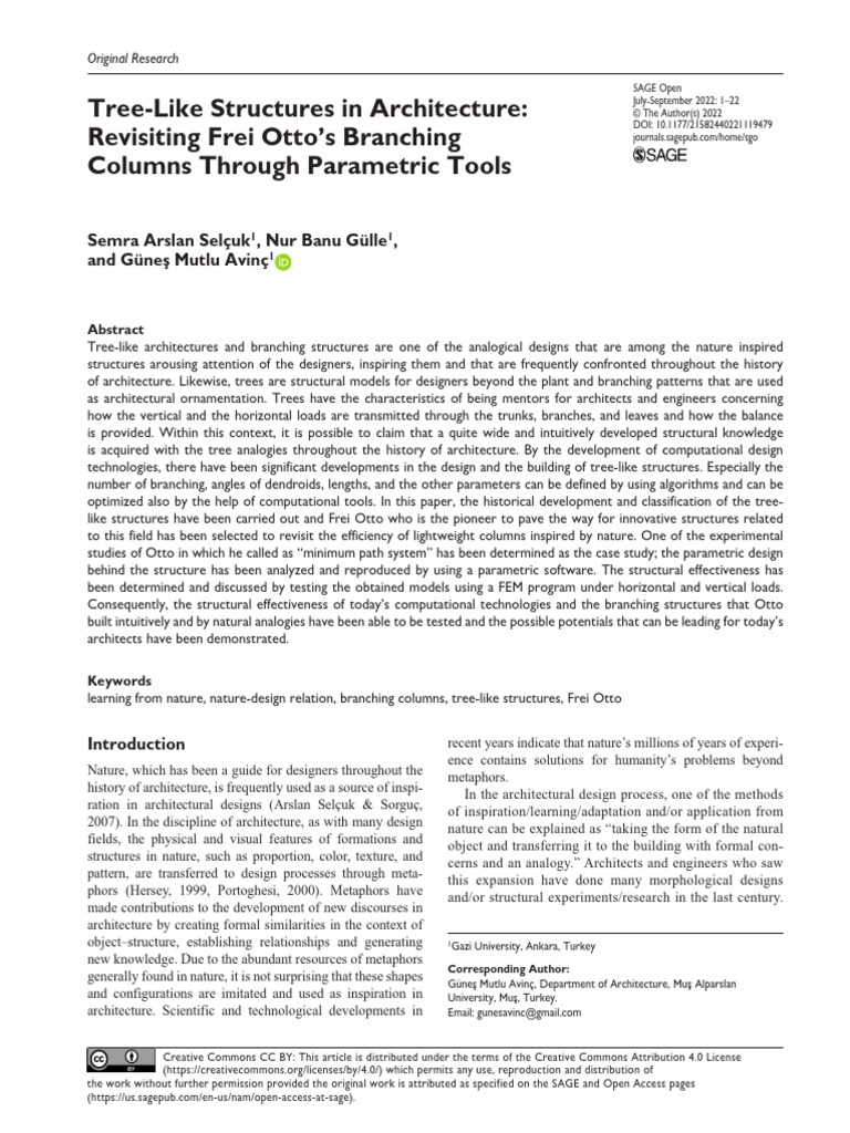 Tree-Like_Structures_in_Architecture_Revisiting_Fr | PDF | Structural Analysis | Column